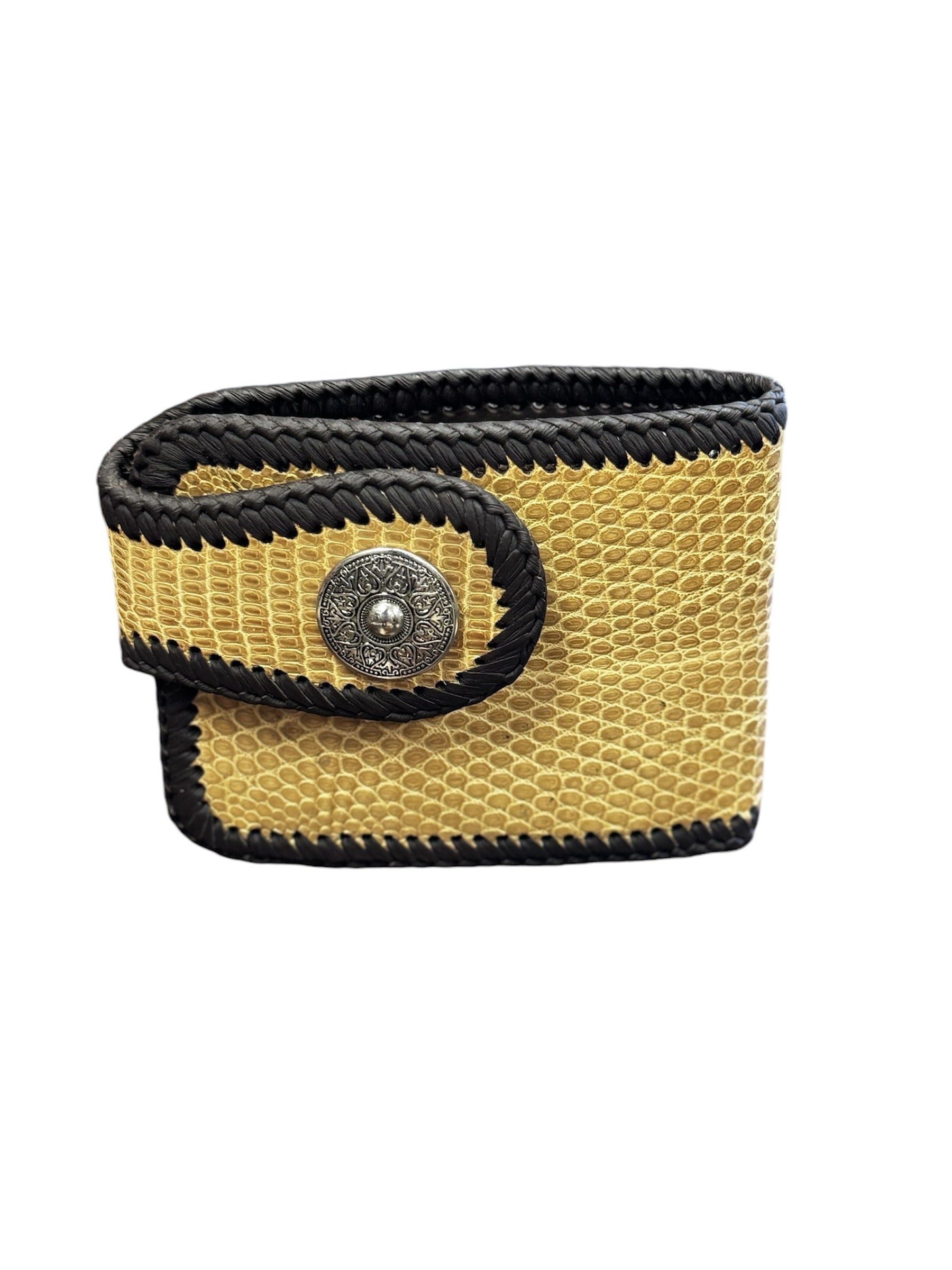 Beige Teju Lizard Wallet – J&J Specialty Boot Co.