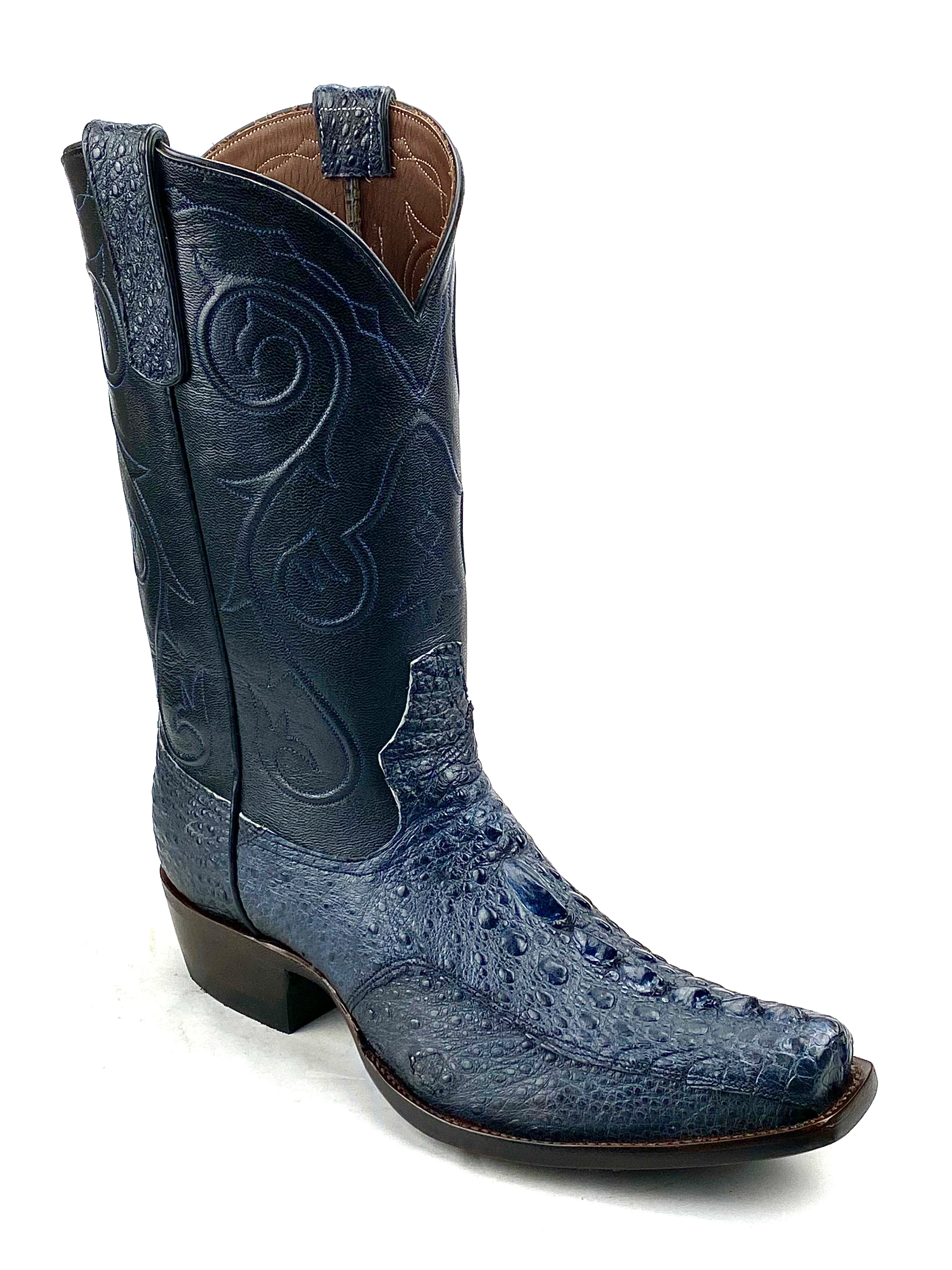 Navy Blue Snapping Turtle Tail – J&J Specialty Boot Co.